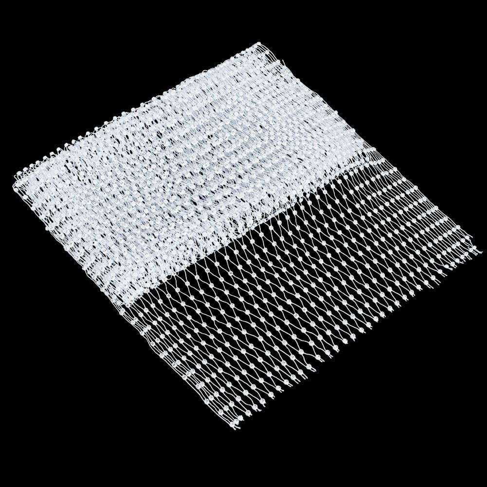 Polyester Elastic Rhinestone Fishnet Fabric Shiny Mesh Fabric for ...