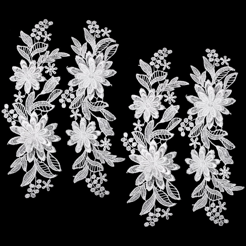Polyester Embroidery Water Soluble Appliques Ornament Accessories ...