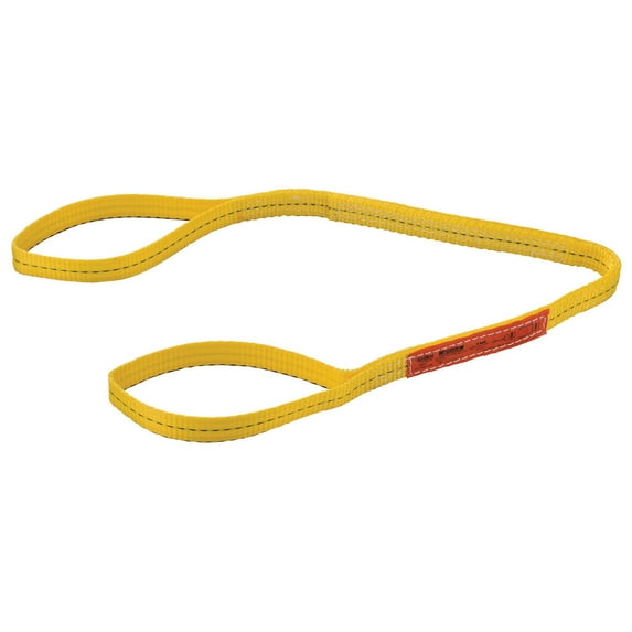 Global Industrial Poly Web Sling Light Duty Eye&Eye 4 Ft L x 1 In W ...