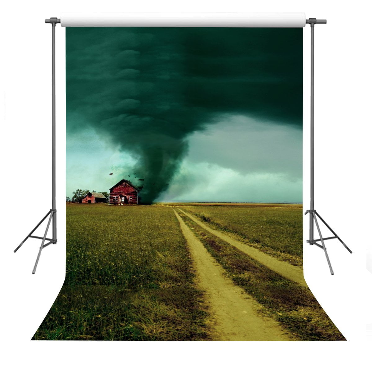 Polyester Fabric 5x7ft Destructive Field Tornado Photography Backdrop ...