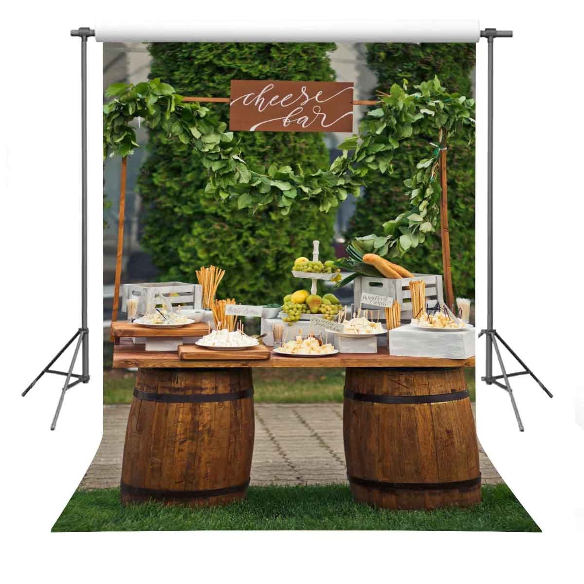 Polyester Fabric 5x7ft Picnic Photography Backdrop Family Party Photo ...