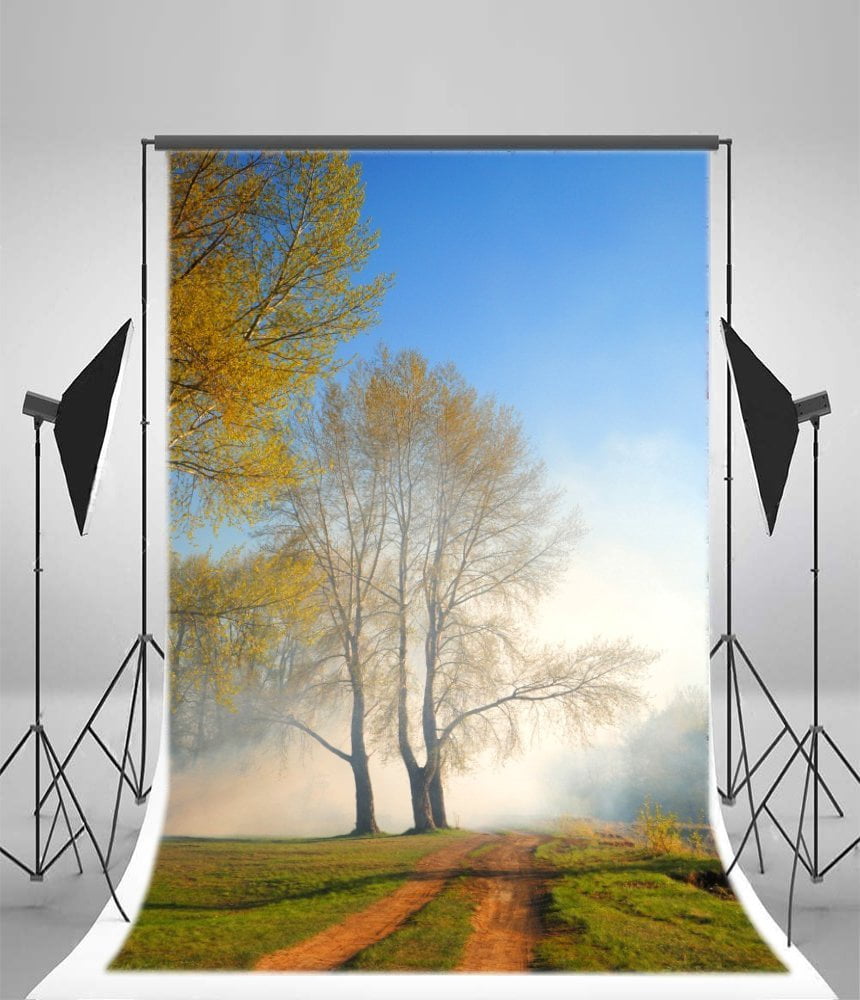 Polyester Fabric Autumn Forests Backdrop 5x7ft Photography Backdrop ...