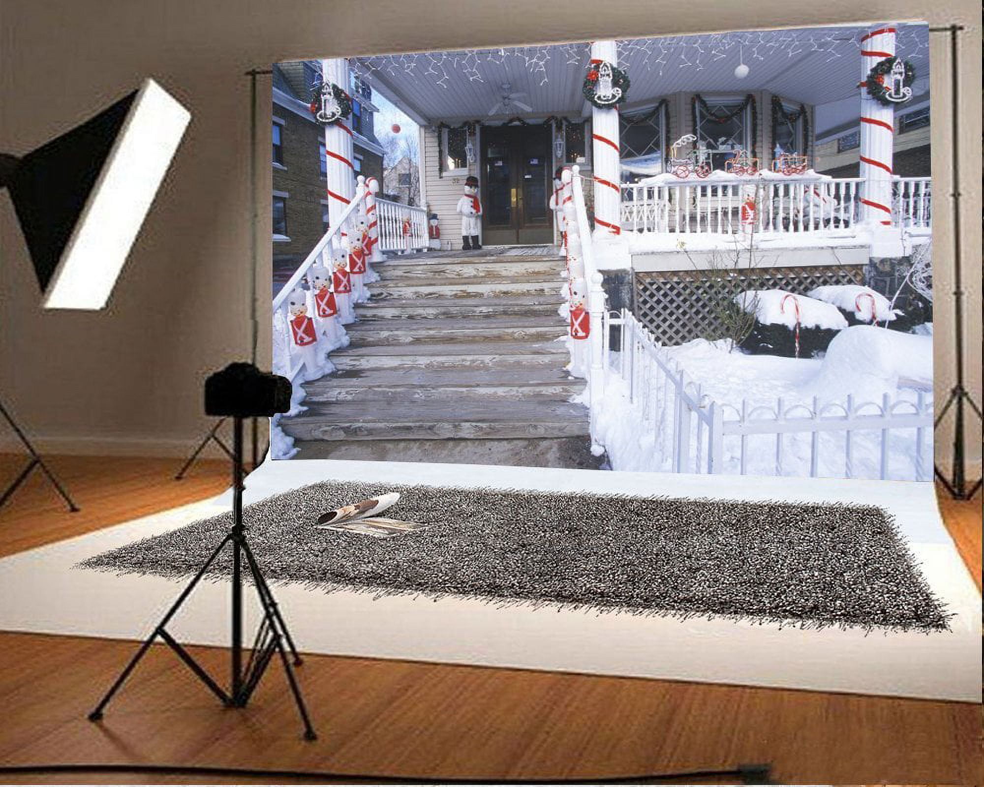 Polyester Fabric Christmas Backdrop 7x5ft Photography Backdrop ...