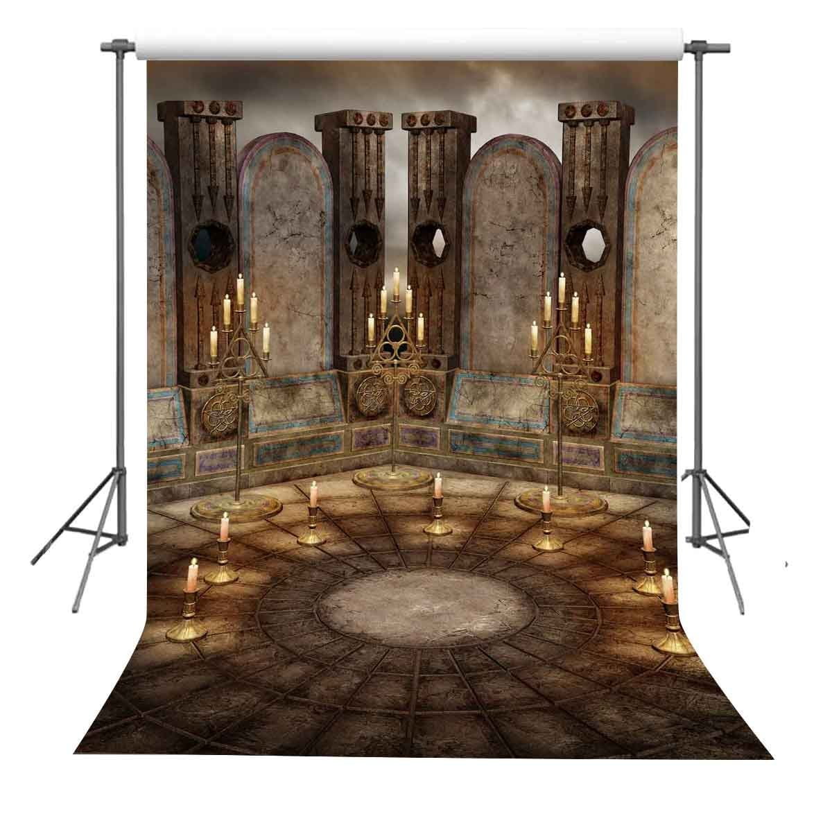 Polyester Fabric Gothic Castle Backdrop 5x7ft Retro Photography ...