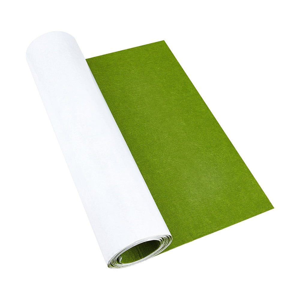 Polyester Felt Sticker Self Adhesive Fabric Rectangle Dark Green 2m ...