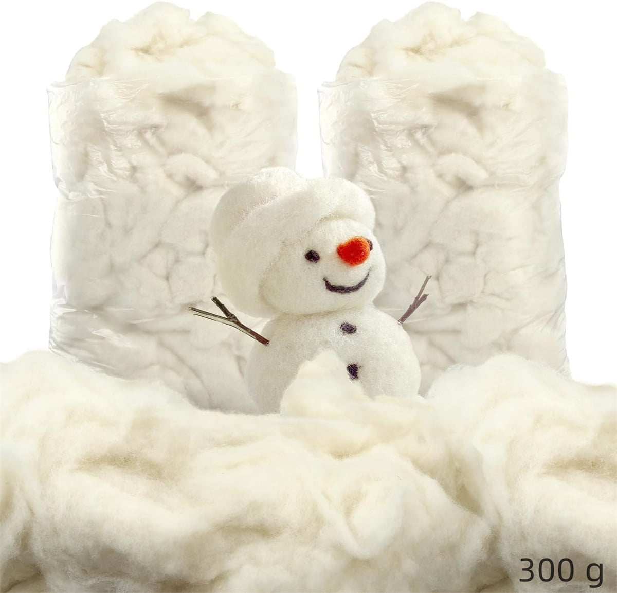 Polyester Fiber Fill 300 G/Pack,White Polyester Fiber Cotton Stuffing ...