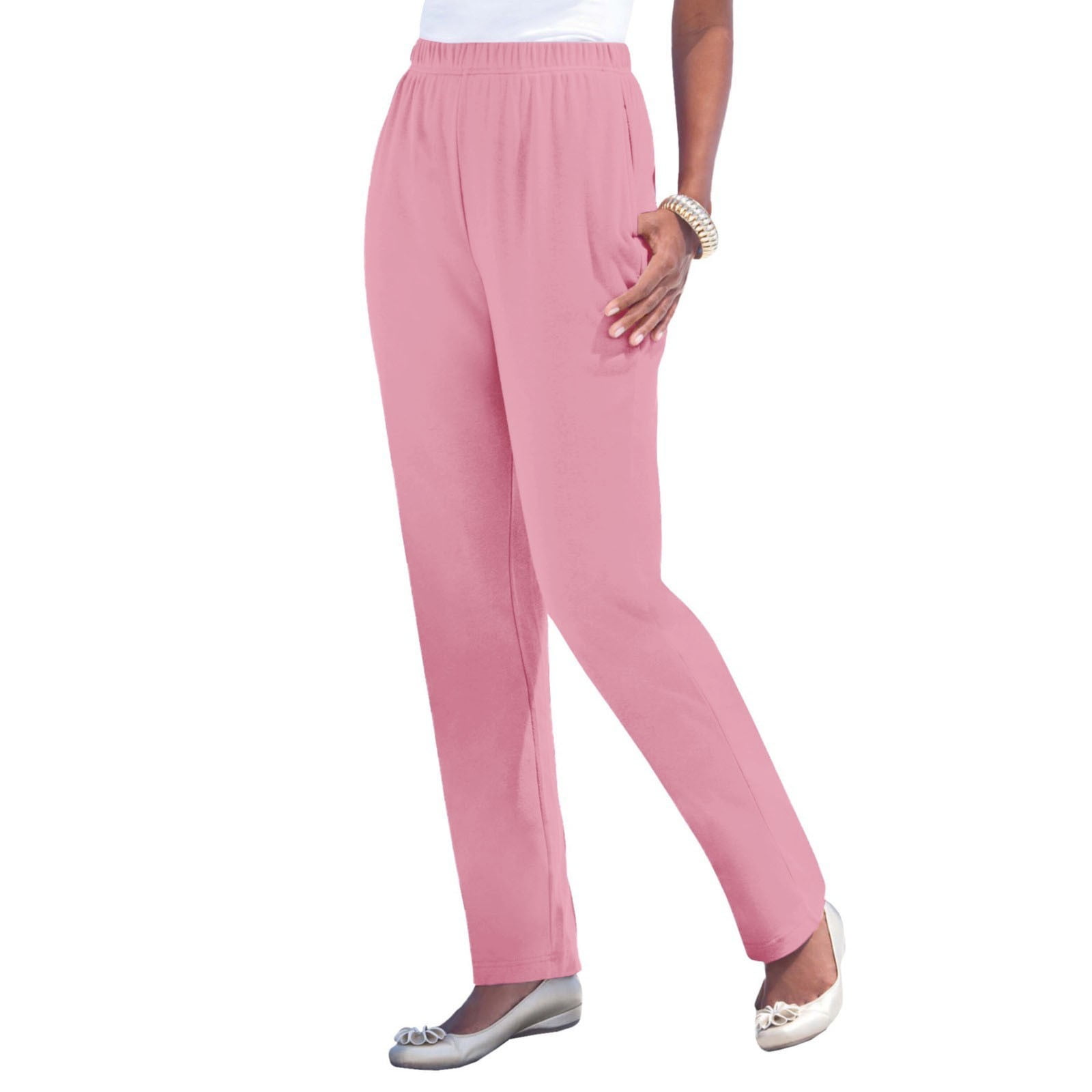 Pink Womens Pants Dressy Casual, Business Casual Pants for Women ...