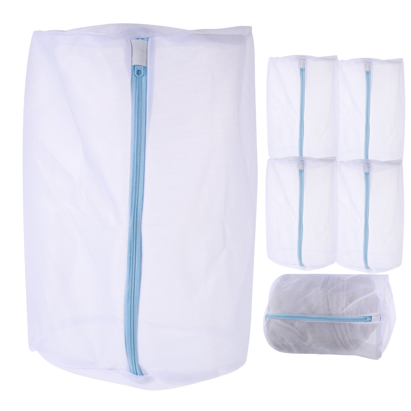 Polyester Garment Bag Laundry Bags Mesh Wash Underwear Metal Pouch ...