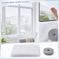 Polyester Invisible Fly Screen, Retractable Mesh Screen for Windows ...