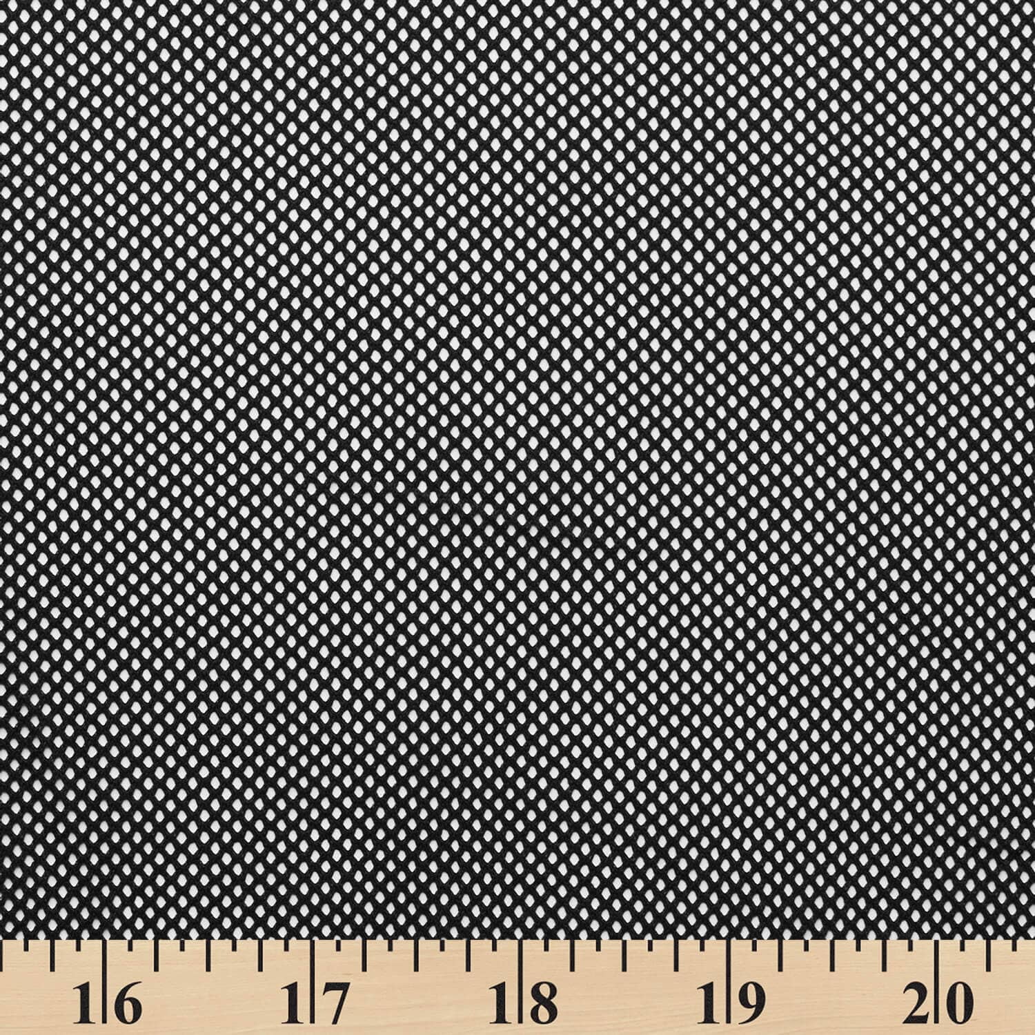 F_WD Polyester Knit Diamond Mesh Fabric Sheer Black 62/63 Inch By The ...