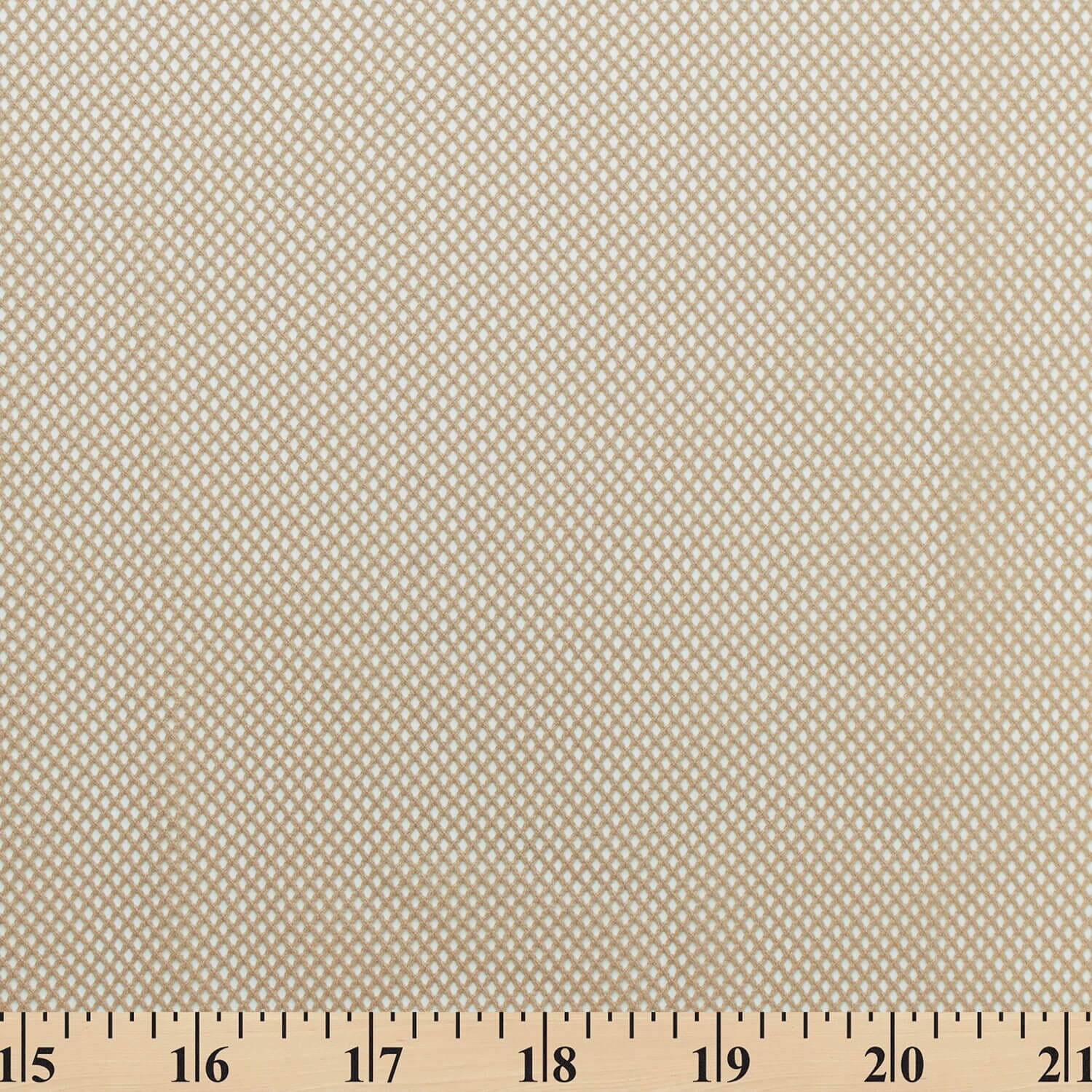Polyester Knit Diamond Mesh Fabric - Camel Sheer Polyester 63" By The ...
