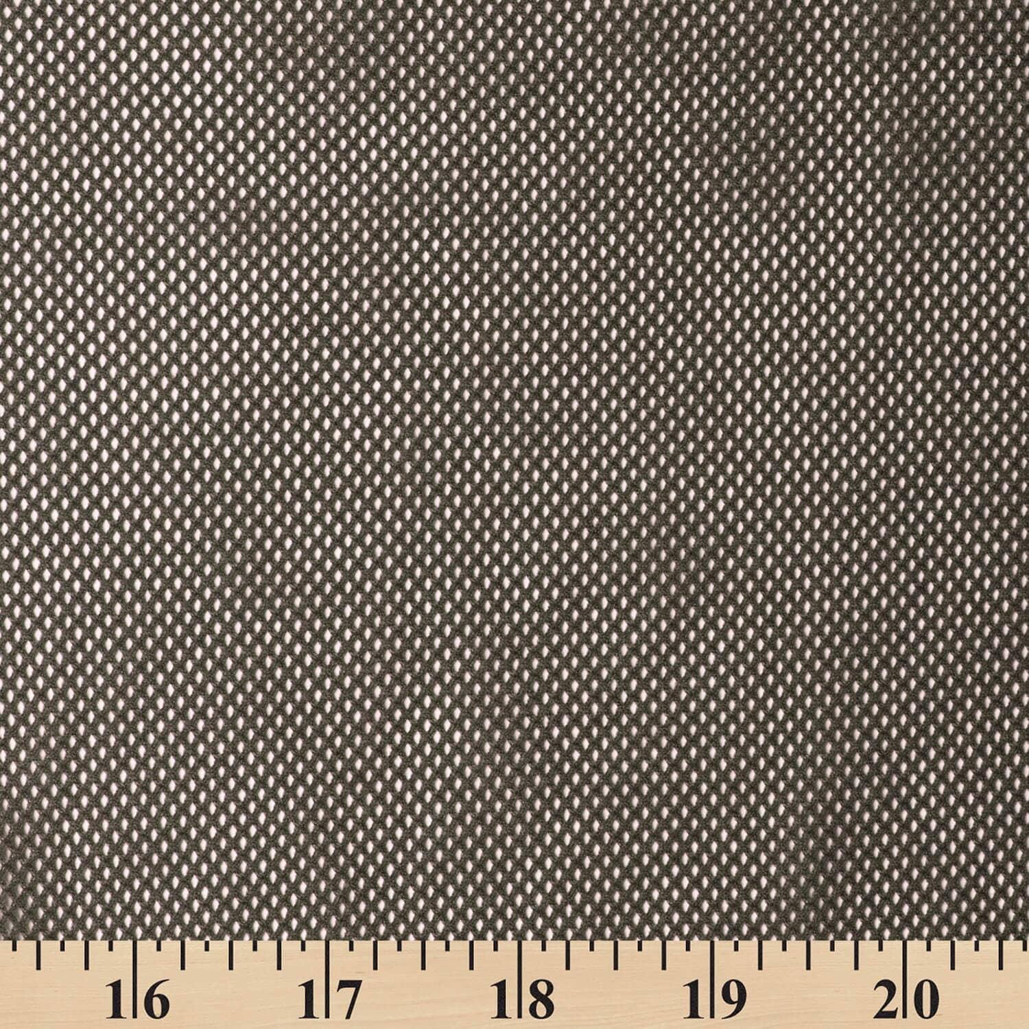 Polyester Knit Diamond Mesh Fabric - Charcoal Sheer Polyester 63" By ...