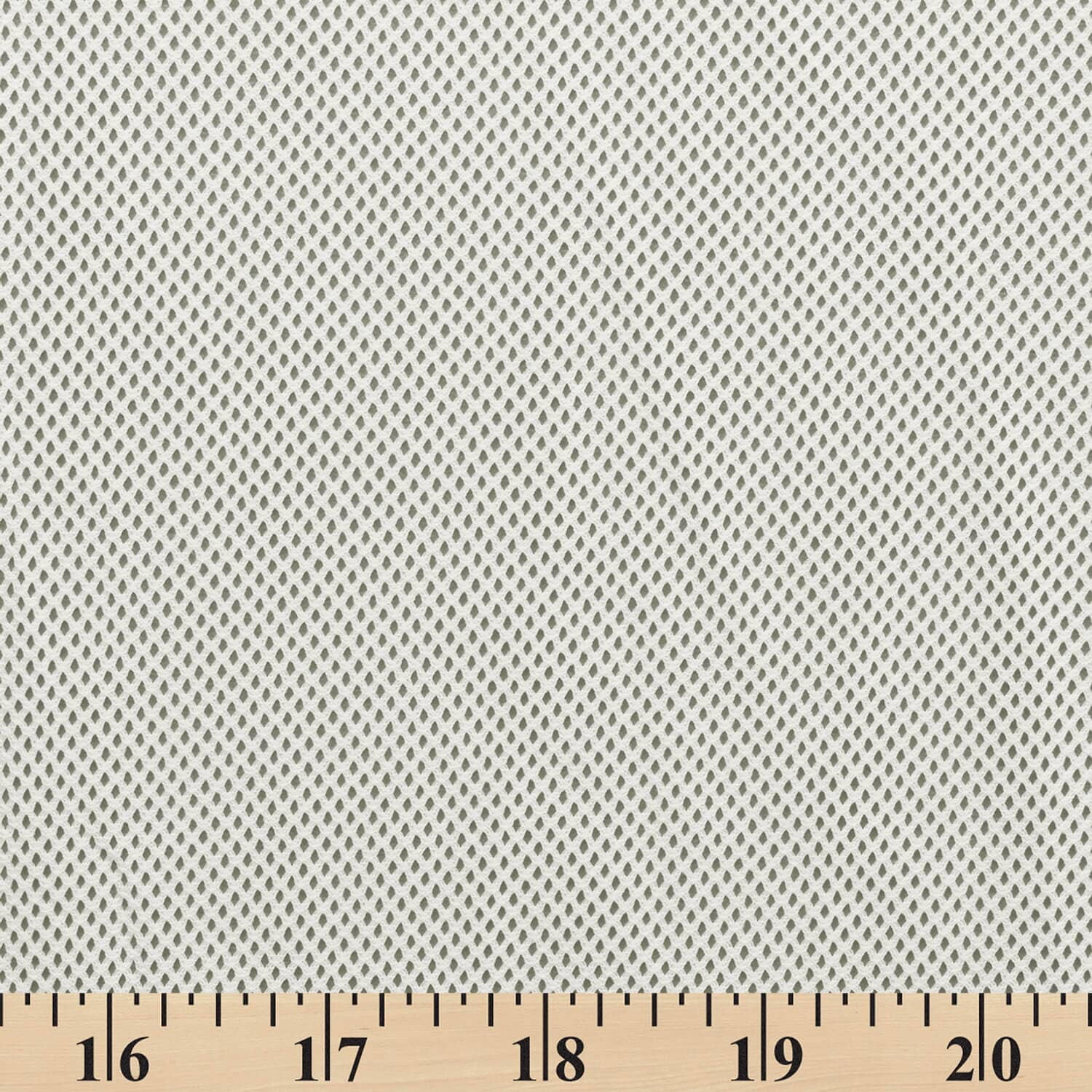 Polyester Knit Diamond Mesh Fabric - Off White Sheer Polyester 63" By ...