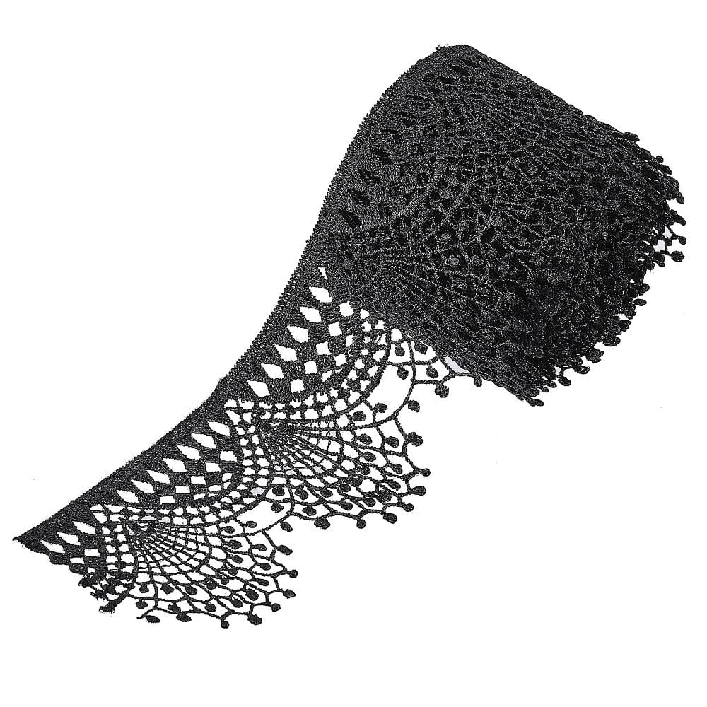 Polyester Lace Ribbons Shell Shaped Edge Lace Trim for Clothing Sewing ...