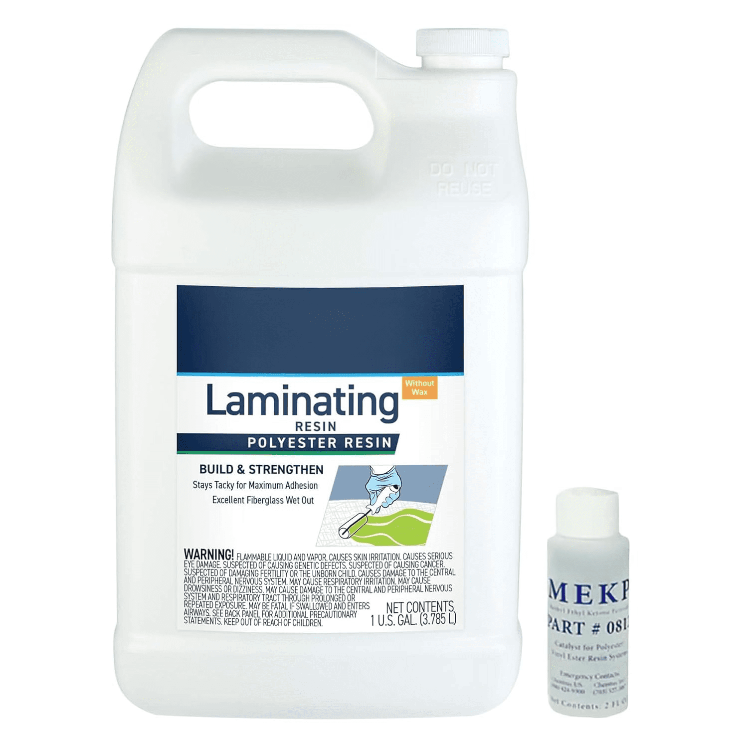 Polyester Laminating Resin - Marine Grade Fiberglass Resin and MEKP ...