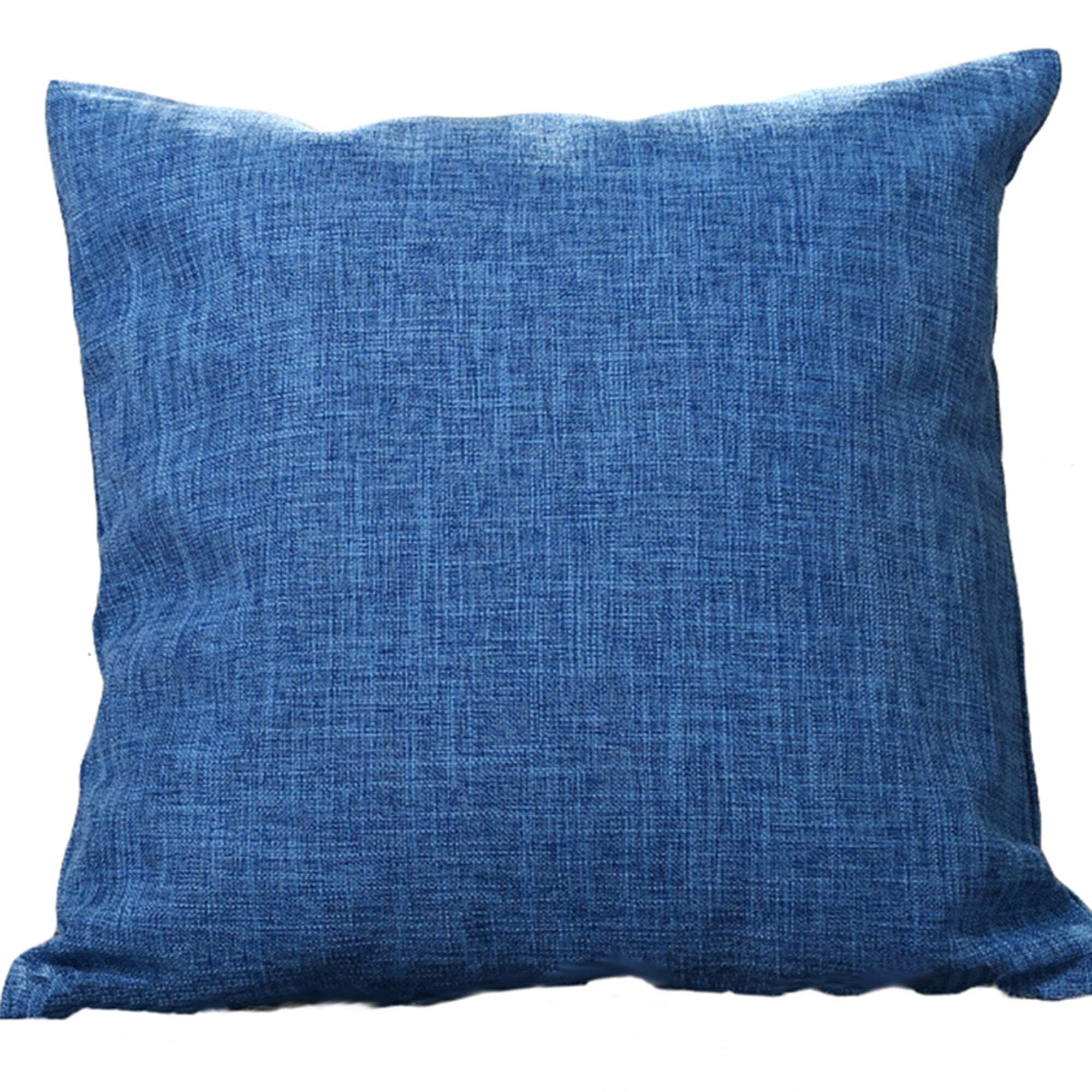 Polyester/Linen Blend Cushion throw Pillow(With Insert)(Double Sided ...