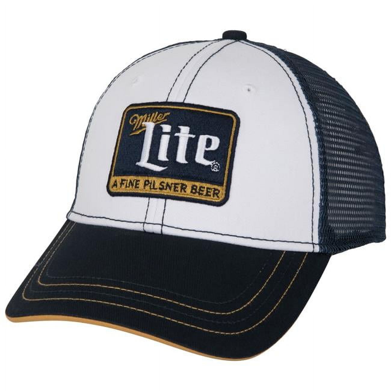 Polyester Logo Snapback Hat, Black & White - Walmart.com