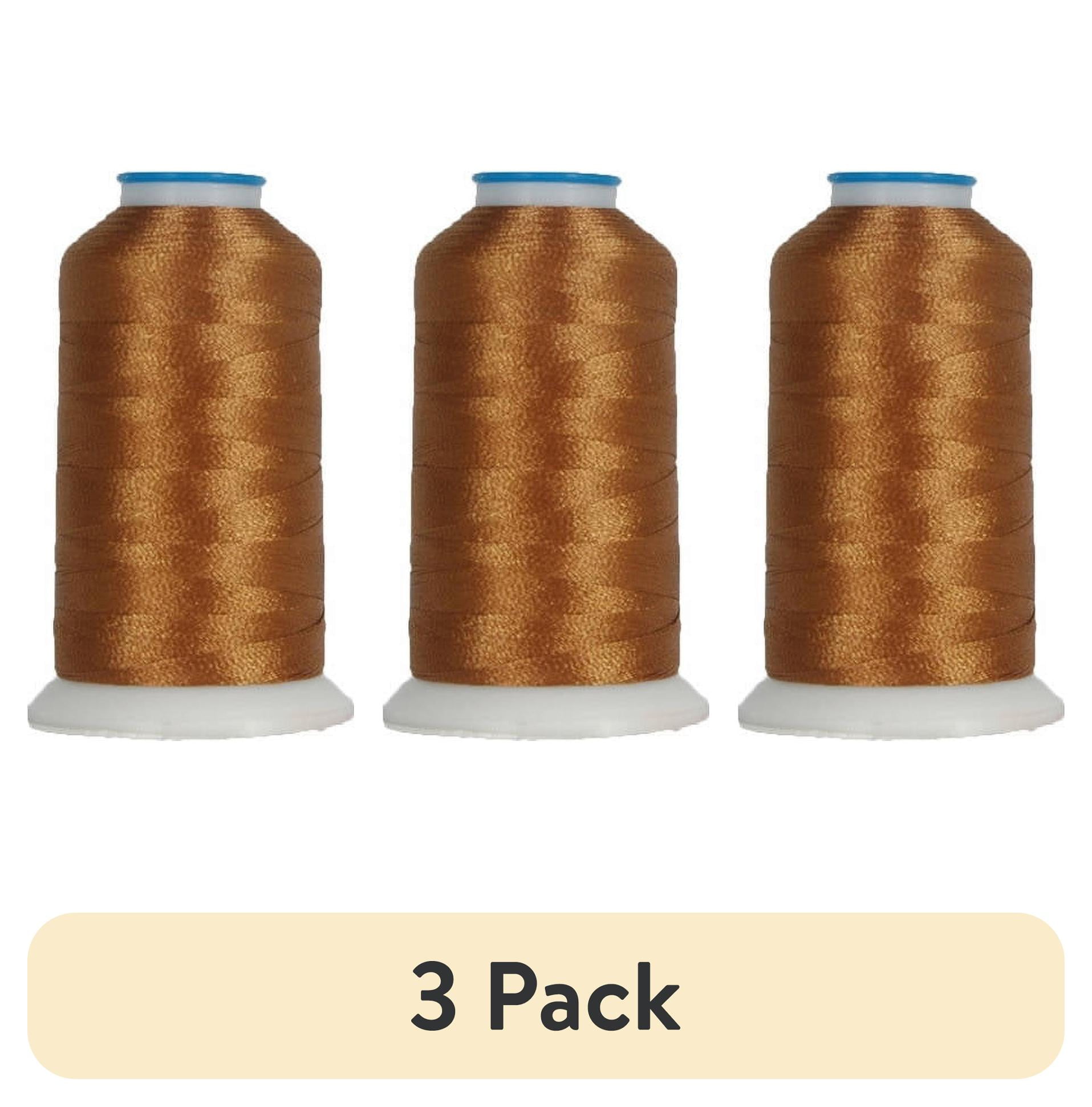 (3 pack) Polyester Machine Embroidery Thread by Threadart - No. 312 ...