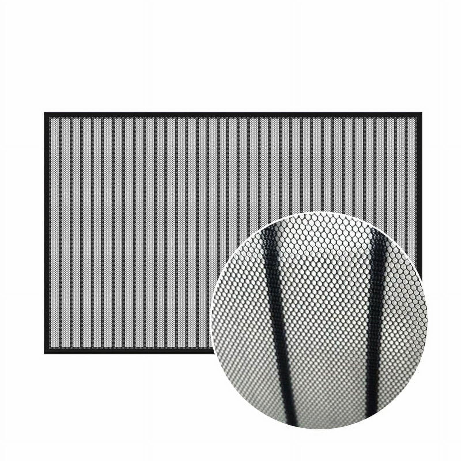 Polyester Material Magnetic Screen Door, Retractable Screen Door With ...