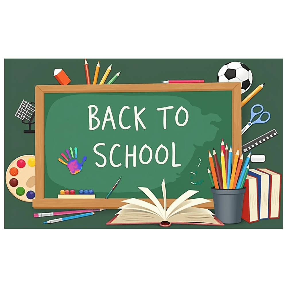 Polyester Material School Banner Educational Backdrop Decorative Design ...