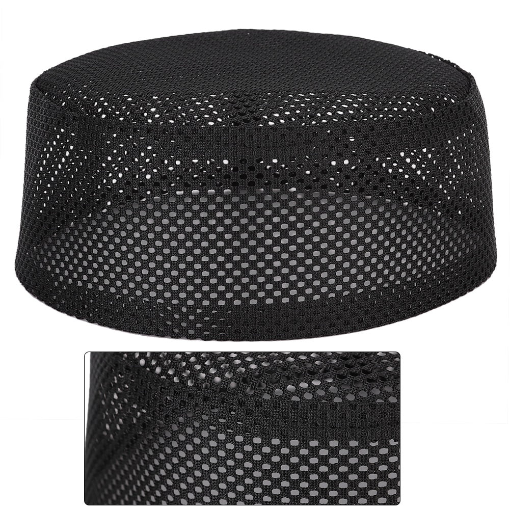Polyester Mixed Cotton Cloth Muslim Prayer Hat, Islam Man Embroidery ...