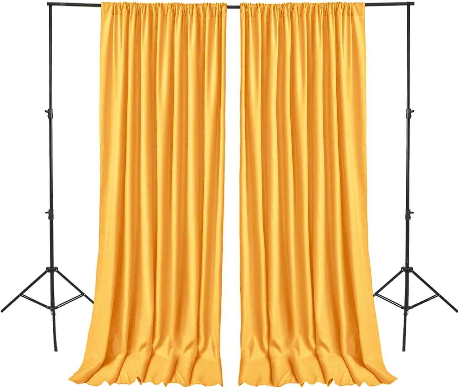 Polyester Photography Backdrop Drapes in Orange Yellow for Parties ...