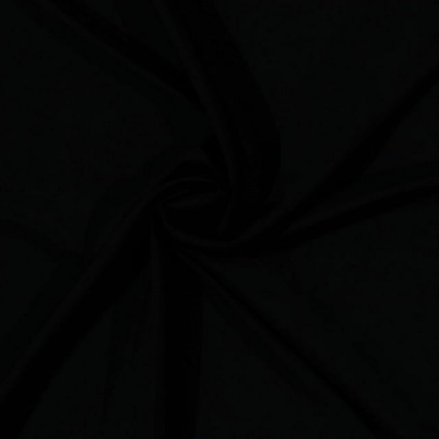 Polyester Pongee Lining Black Fabric by the Yard - Black (2560-black ...