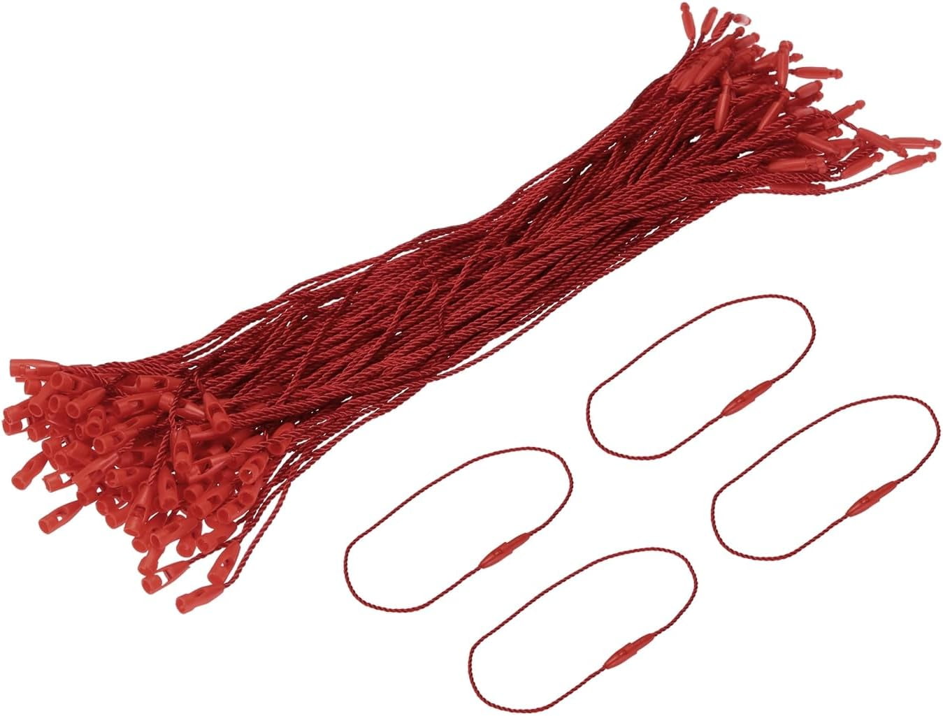 Polyester Rope Hang Tag String Snap Lock Pins Loop Price Tag Fastener ...