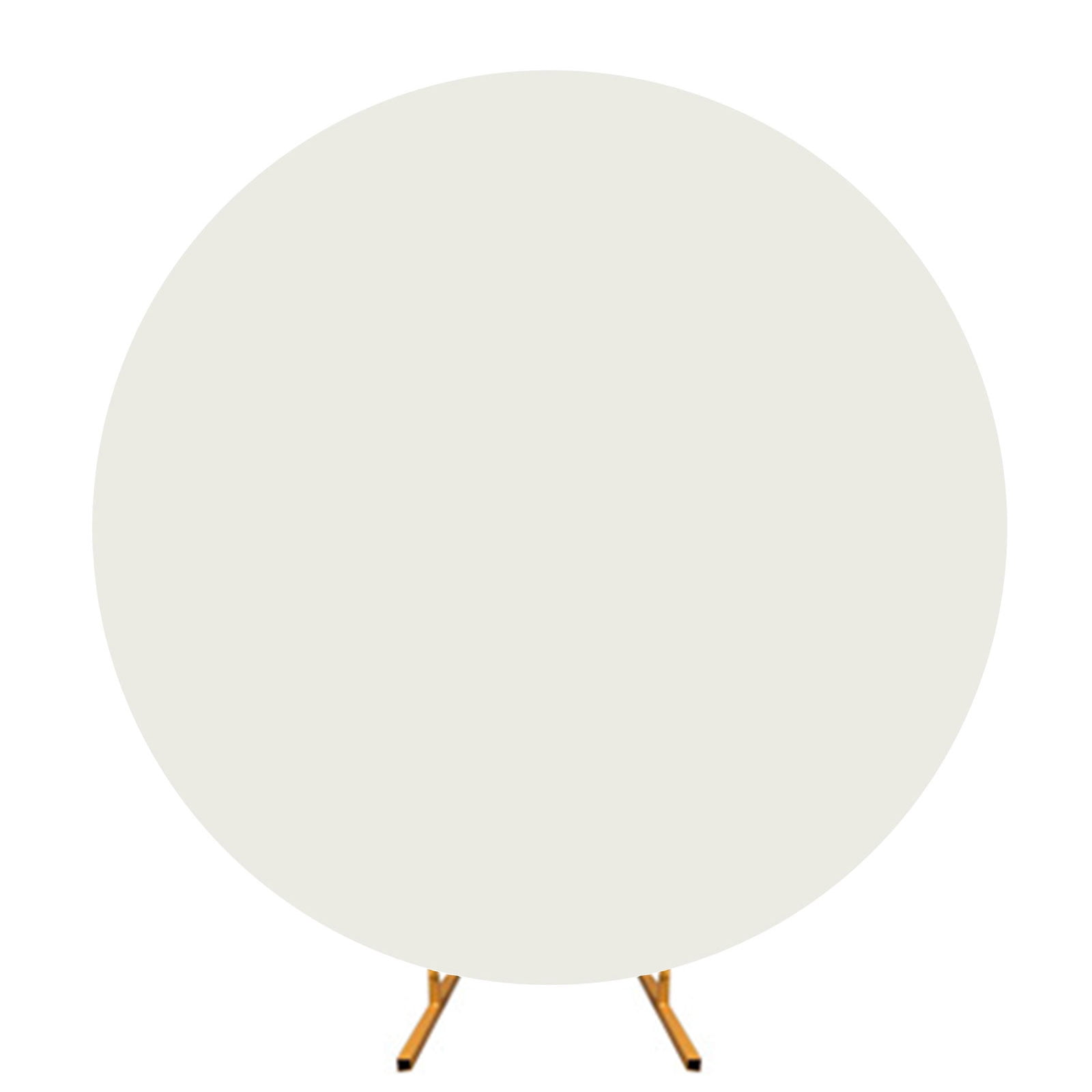 Polyester Round Covers for Wedding Party Decoration Elastic Bands ...