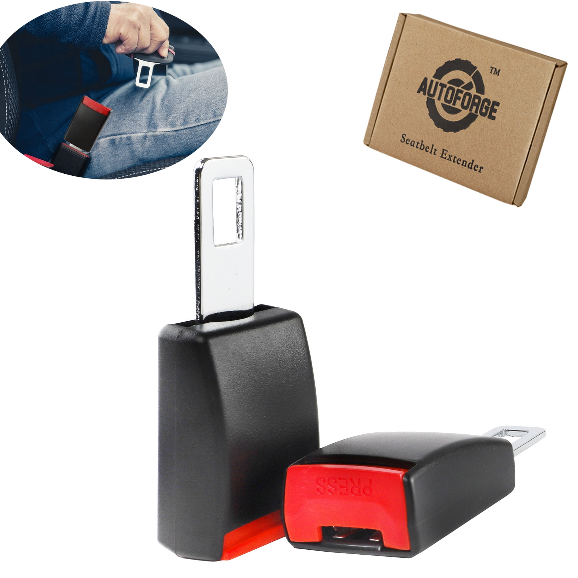 Polyester Seat Belt Extender,Auto Seatbelt Extender 2PCS Comfortable ...