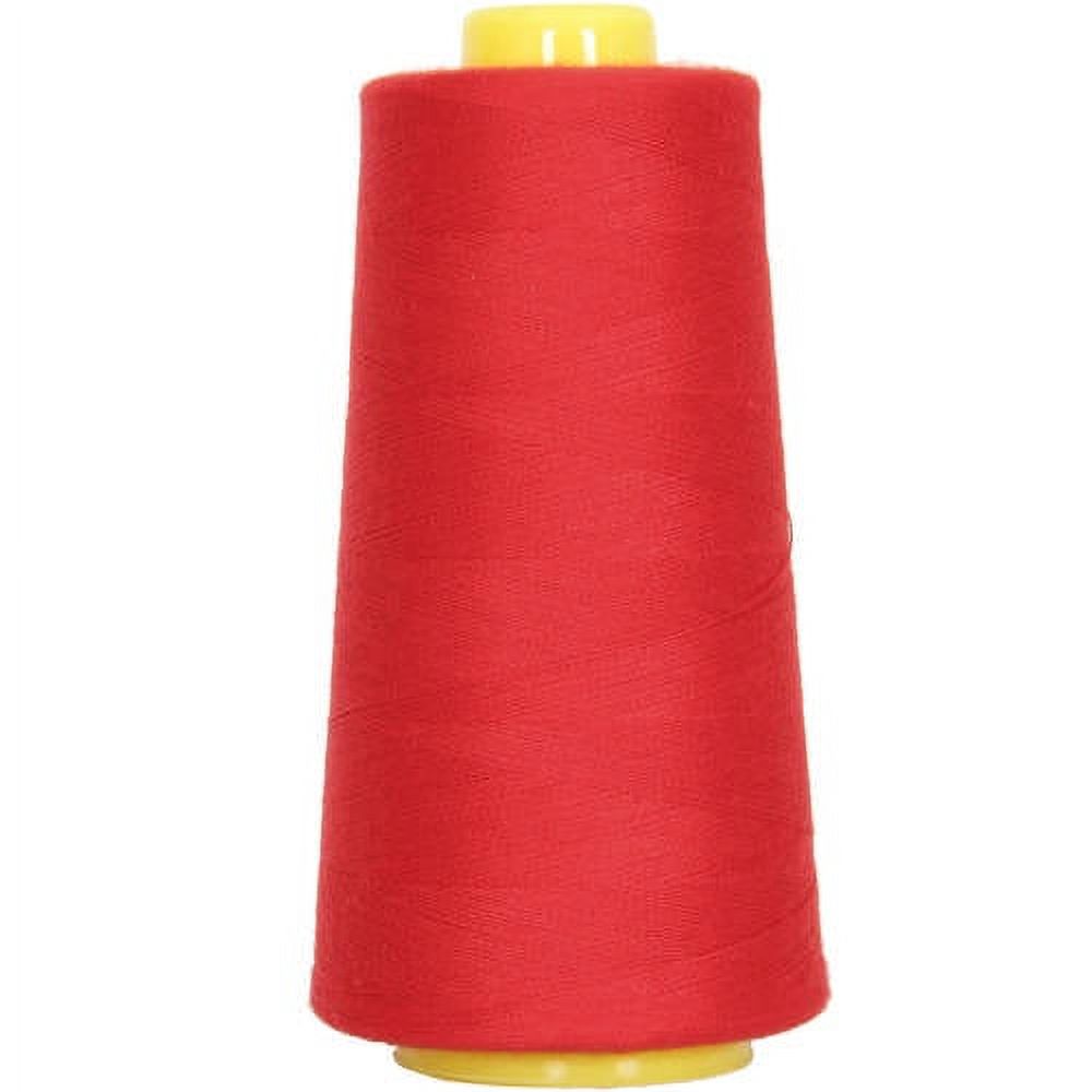 Threadart Polyester Serger Thread - 2750 yds 40/2 - Christmas Red - 56 ...
