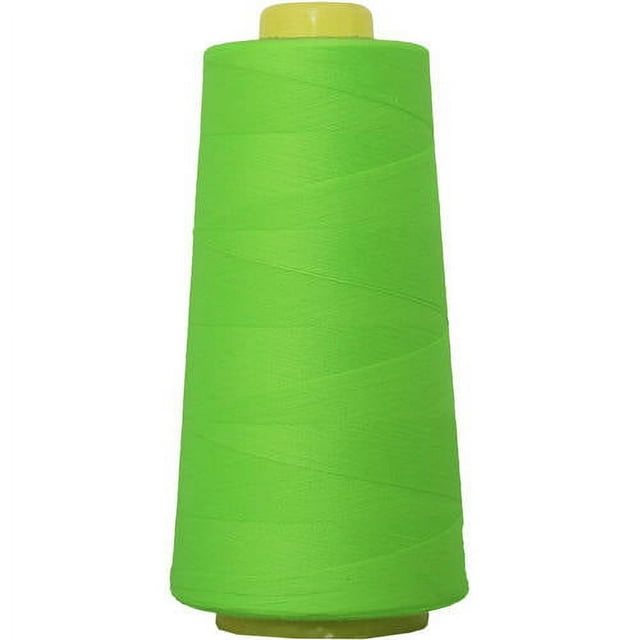Polyester Serger Thread by Threadart - 2750 yds 40/2 - Neon Green ...