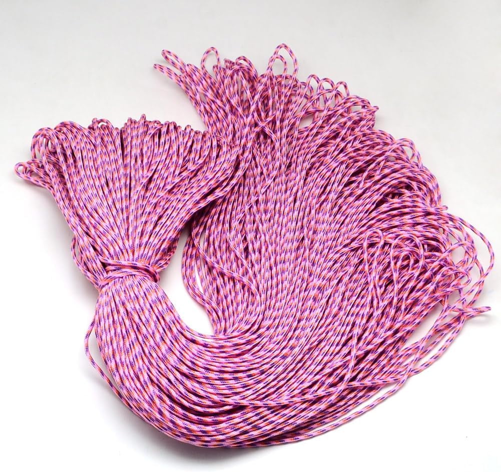 Polyester Spandex Cord Ropes 1 Inner Core Hot Pink 2mm 109.36 yards ...
