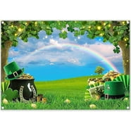 7X5ft St Patricks Day Backdrop, Spring Shamrock Irish Luck Day ...