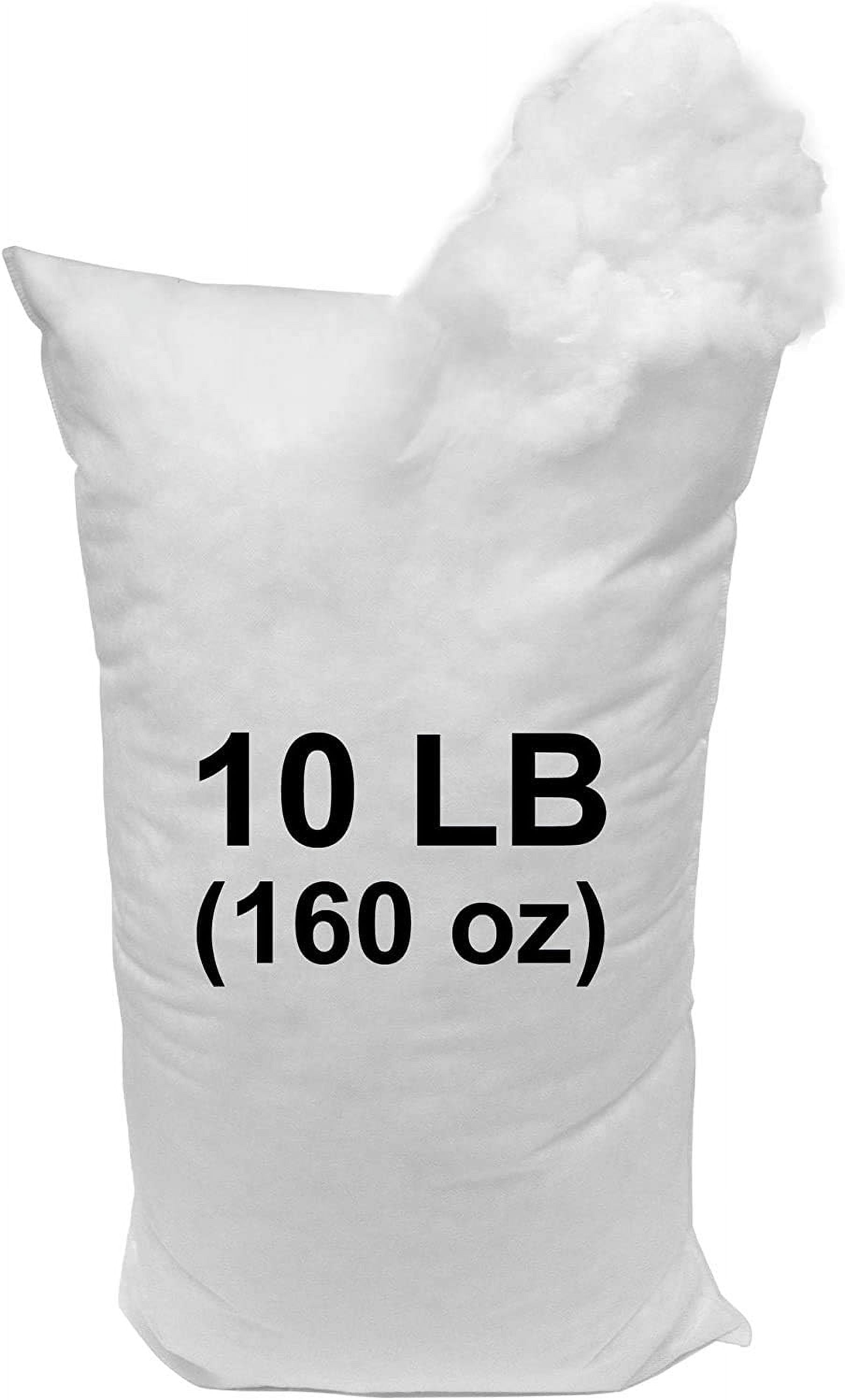 Polyester Stuffing 10 LB Bag 100% High-Loft Polyester Fiber Fill ...