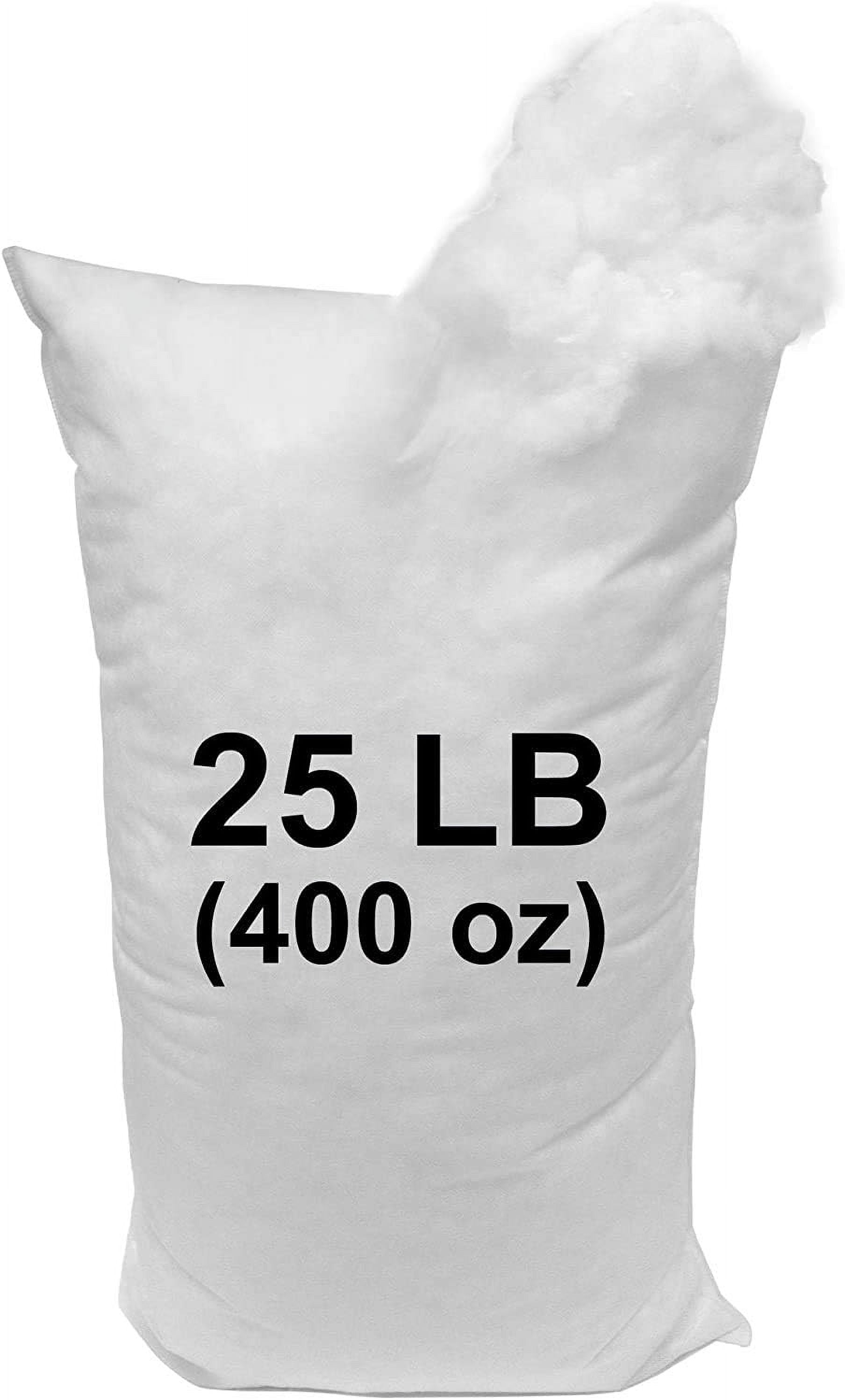 Polyester Stuffing 25 LB Bag 100% High-Loft Polyester Fiber Fill ...