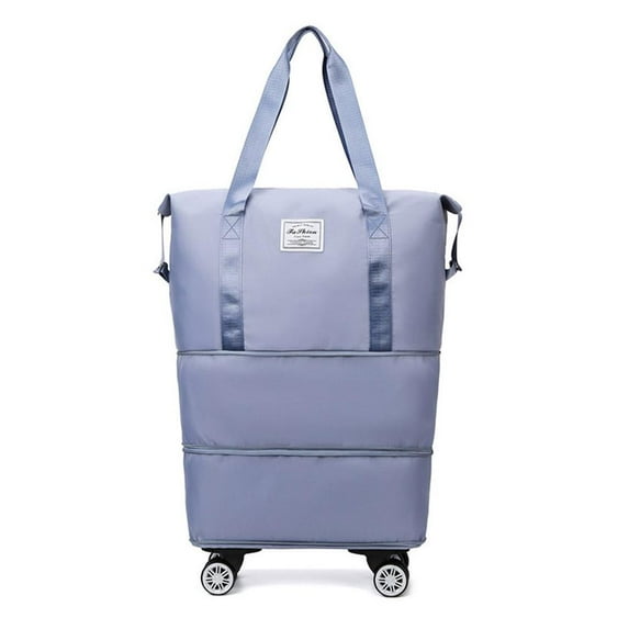 Polyester Travel Bag with Wheels: Expandable, Foldable, and Dry-Wet ...