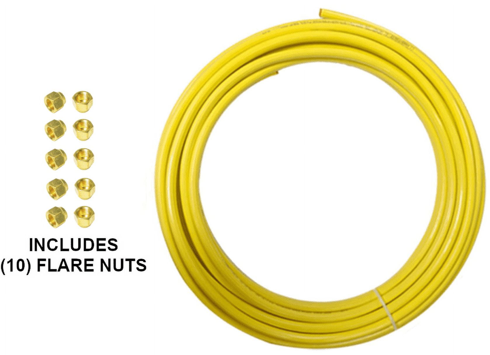 Polyethylene Copper Tubing 50ft/100ft Flare Nut SAE 45Â° Fitting ...