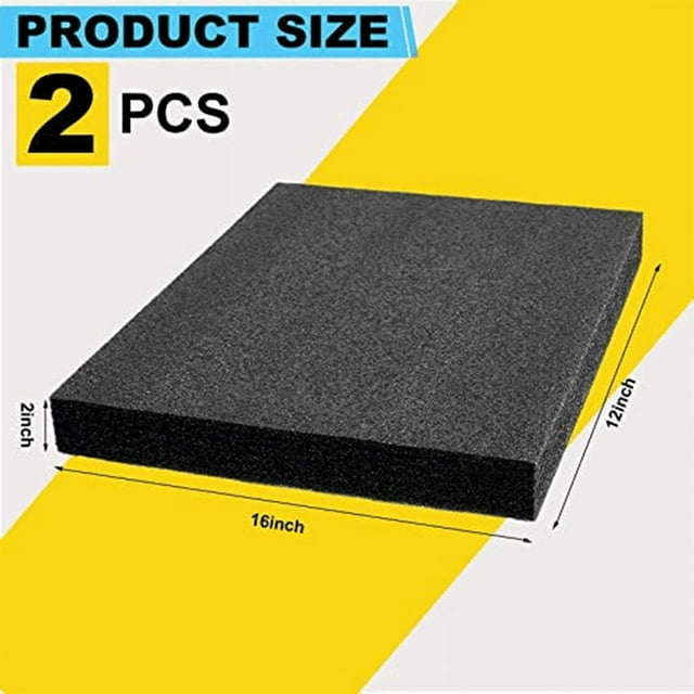 Polyethylene Foam 16X12X2Inch Sheet Thick Padding Inserts for Crafts ...