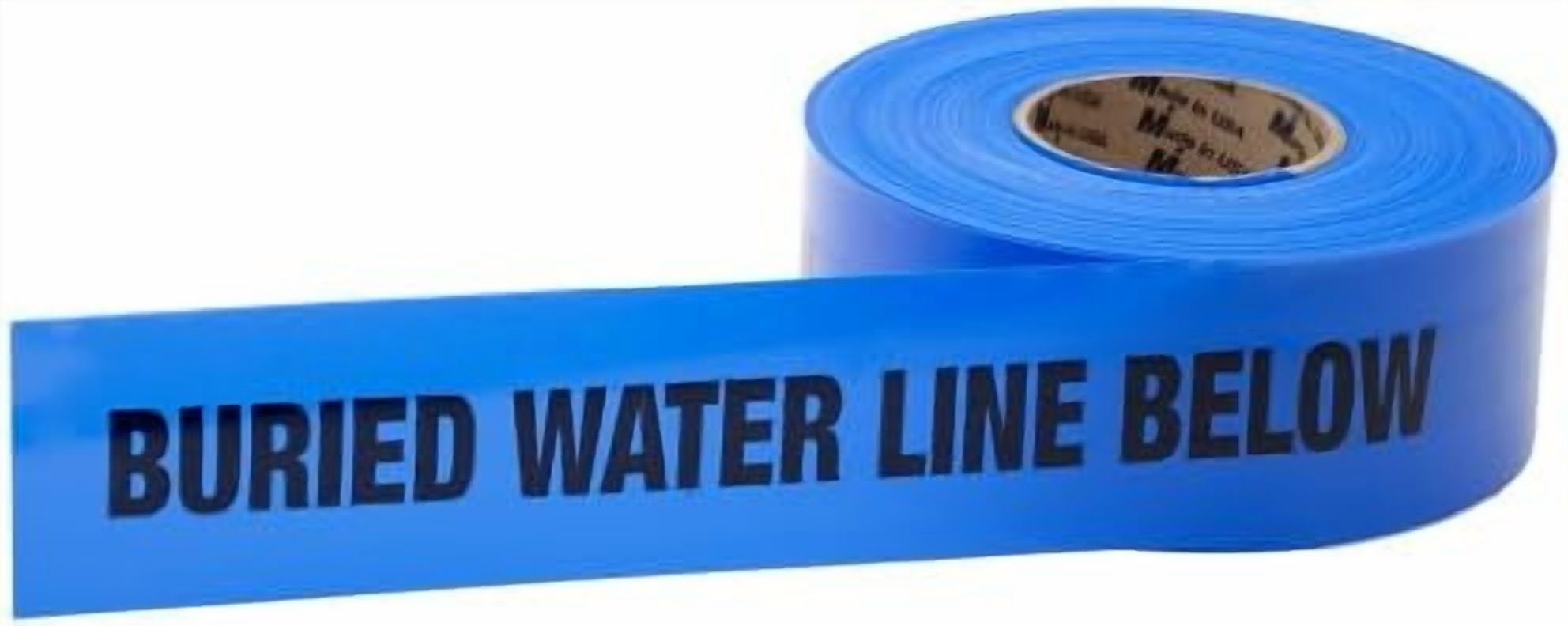 Polyethylene Non Detectable Underground Water Line Marking Tape, 4.5 ...
