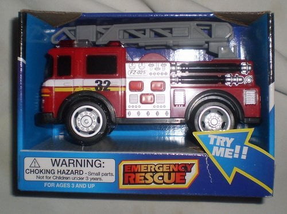 Polyfect Toys EMERGENCY RESCUE VEHICLES fire engine firetruck WITH ...