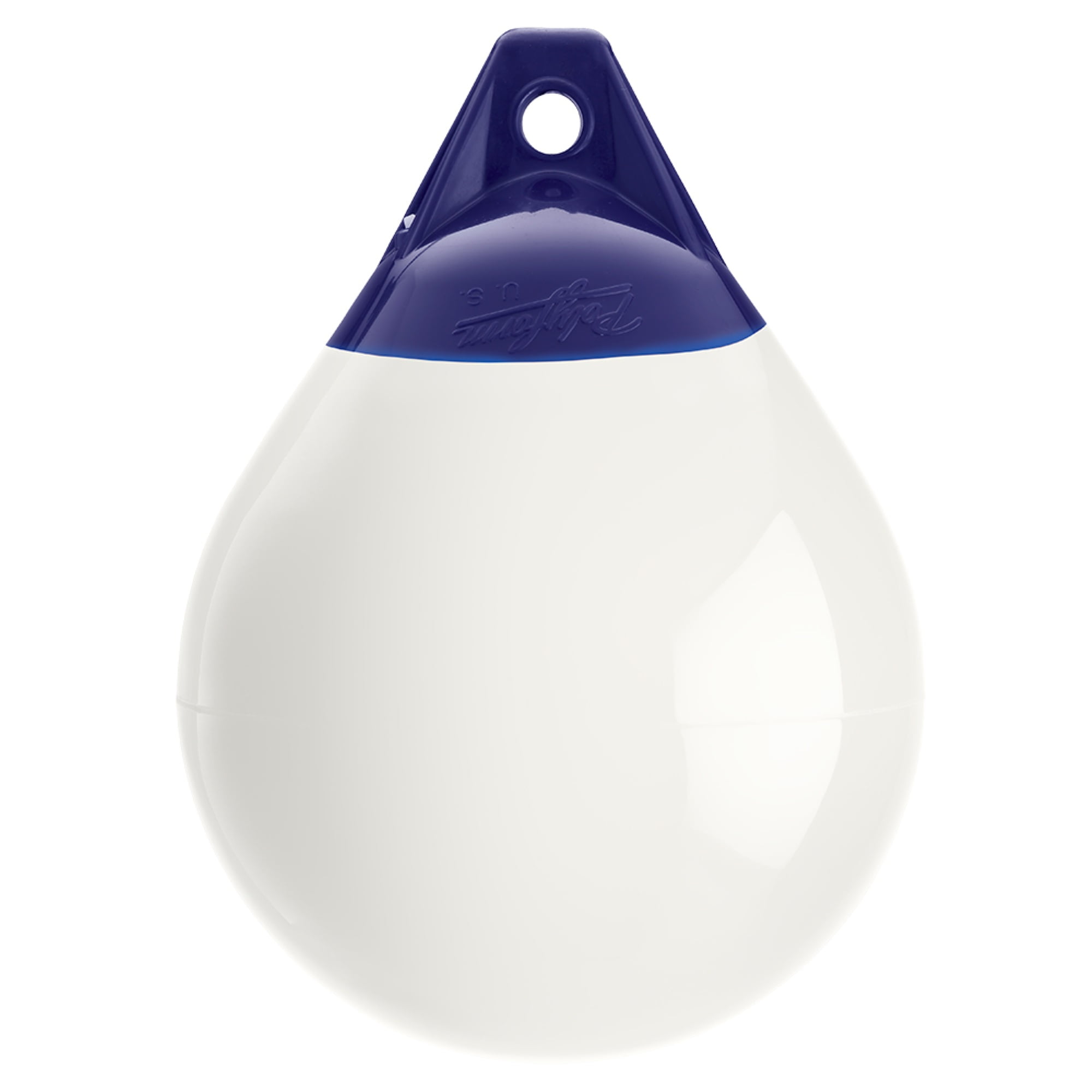 17" White and Blue Unique Polyform A Series A-2 14.5 Diameter Buoy ...