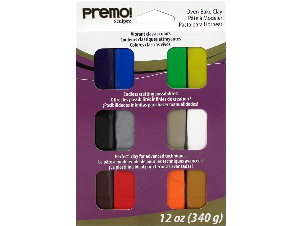 Polyform Premo Sculpey Multipack, 1oz, 12pk - Walmart.com