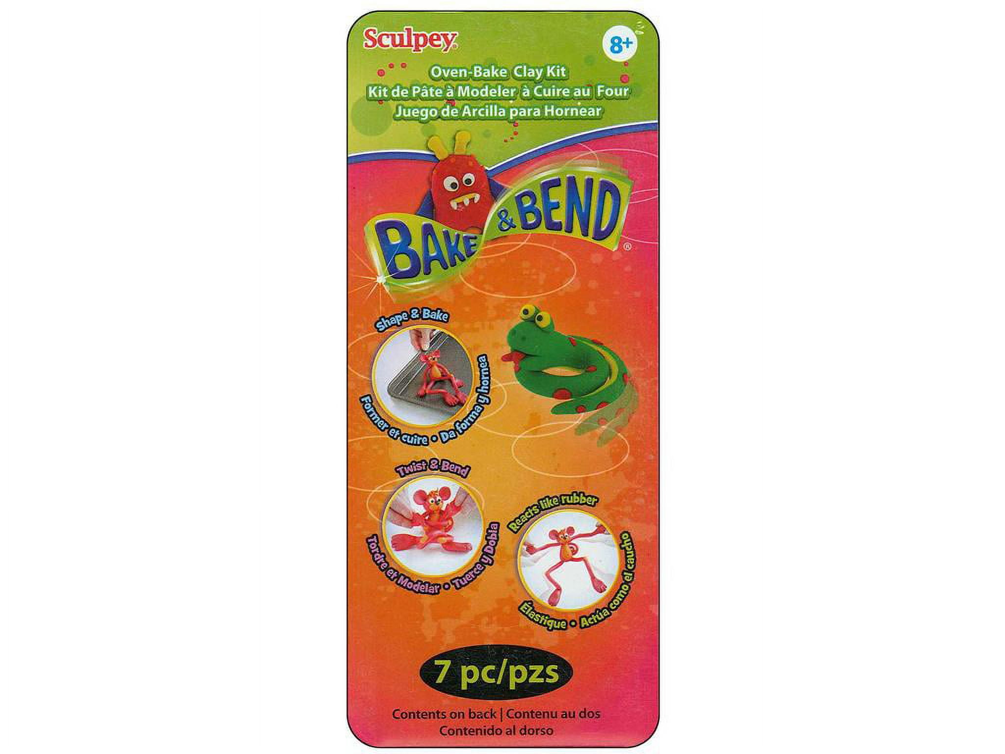 Polyform Sculpey Bake & Bend Kit 7pc - Walmart.com