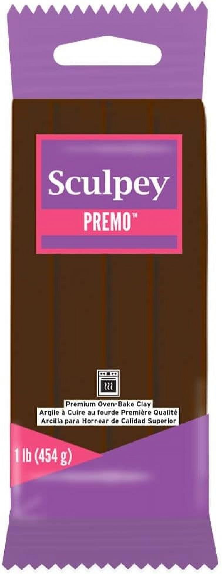 Polyform Sculpey Premo Polymer Oven-Bake Clay, Burnt Umber Brown, Non ...