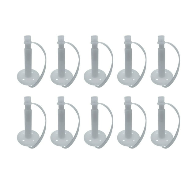 Polygem White Surface Injection Ports with Caps, 10-pack – for Epoxy ...