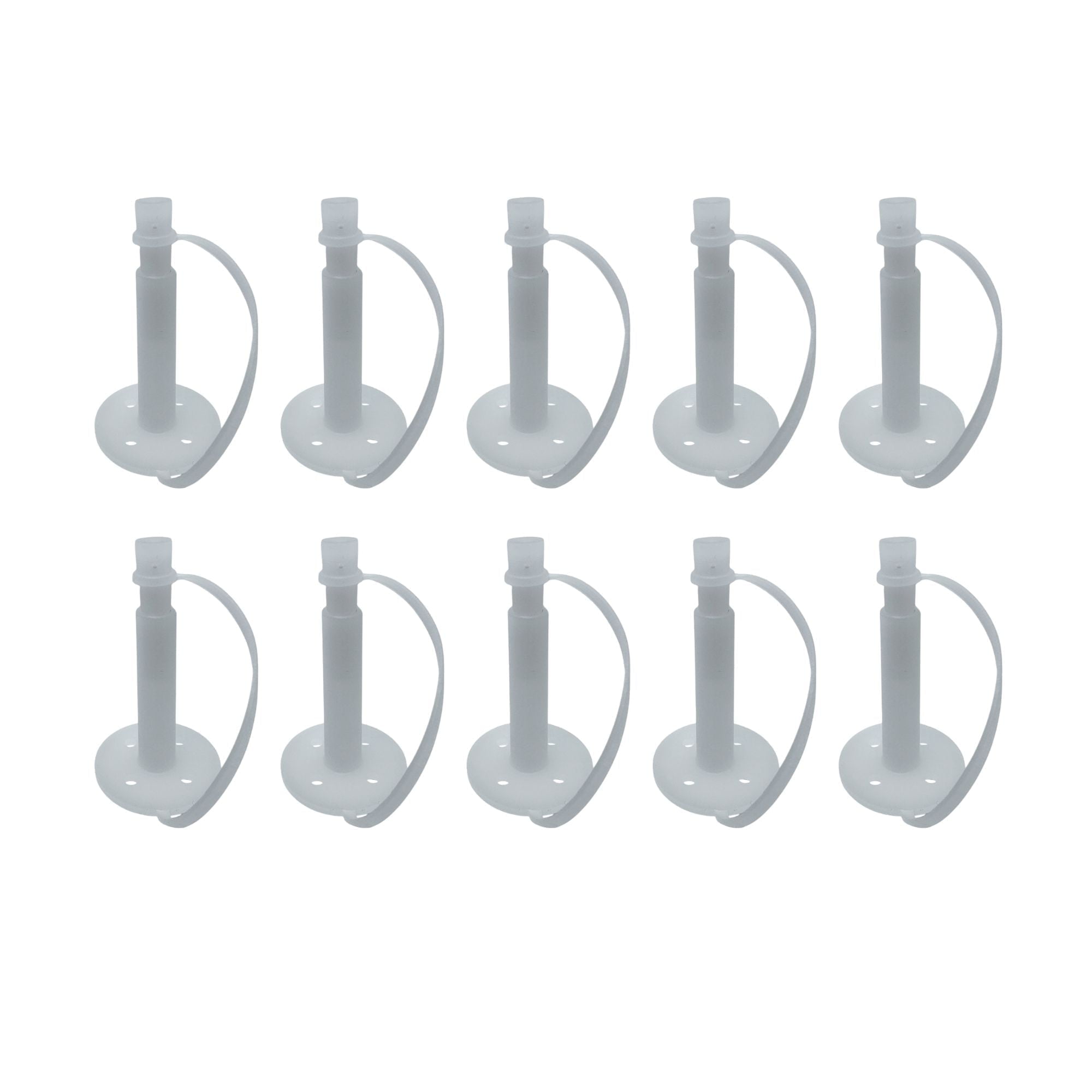 Polygem White Surface Injection Ports with Caps, 10-pack – for Epoxy ...