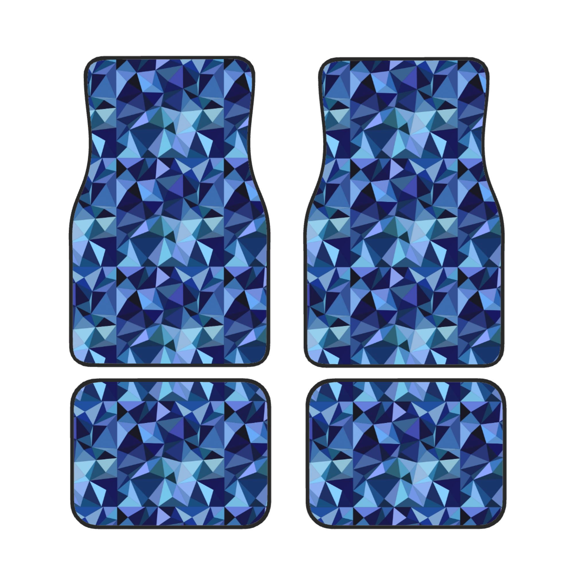 Polygon Background Universal Fit Carpet Floor Mats For Car Suv Van ...