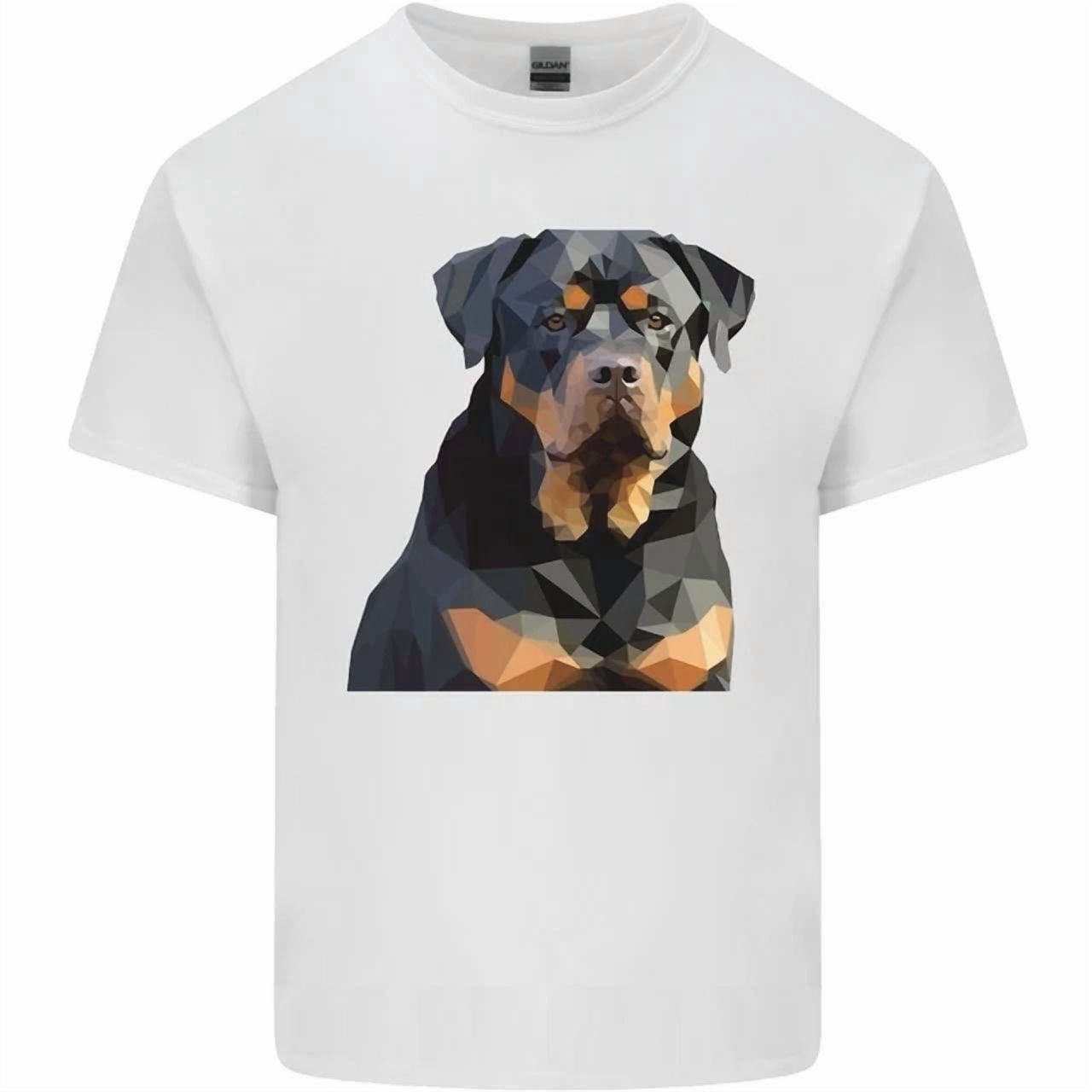 Polygon Rottweiler Dog T-Shirt - Walmart.com