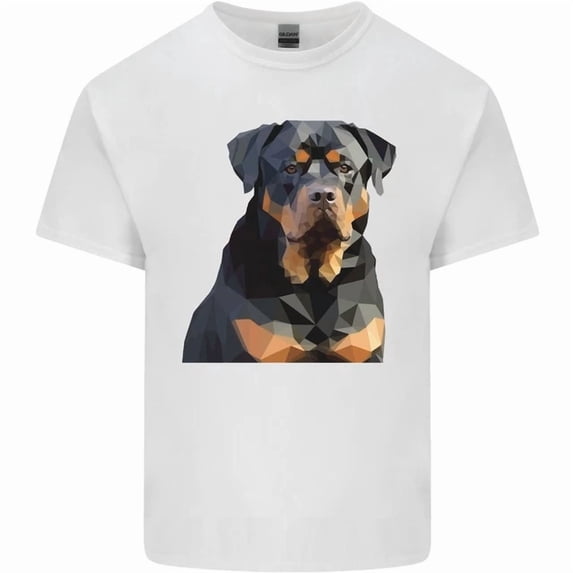 Polygon Rottweiler Dog T-Shirt - Walmart.com